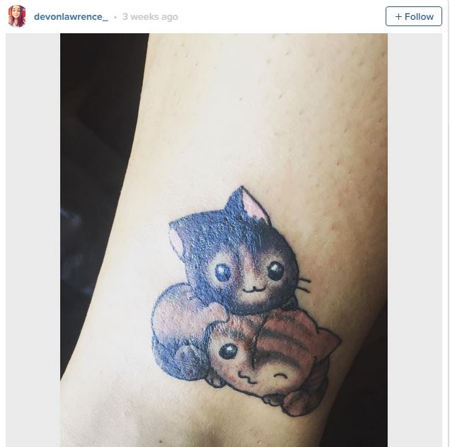 28 cat tattoos that every cat lover will adore