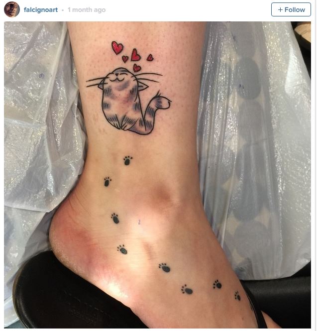 28 cat tattoos that every cat lover will adore