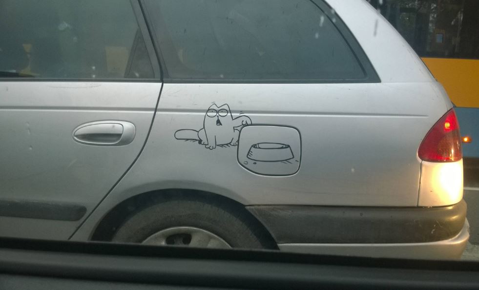 These Simon's Cat car stickers are the cutest things ever! (Gallery)