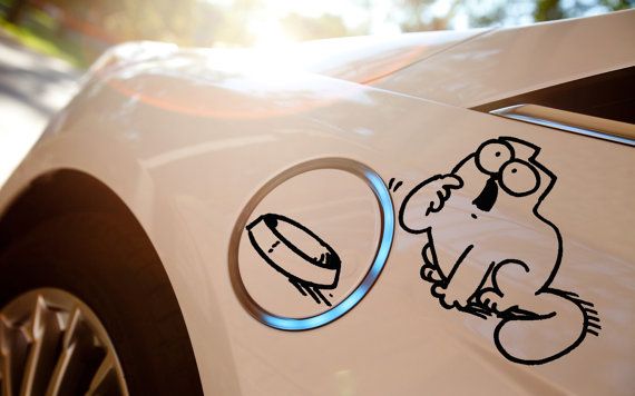 These Simon's Cat car stickers are the cutest things ever! (Gallery)