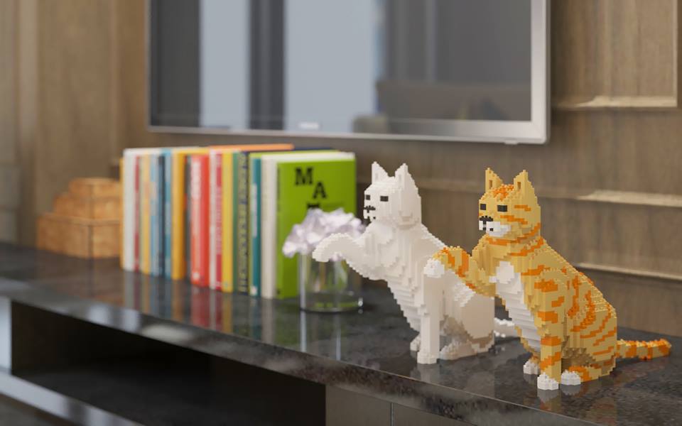 Cat "legos" are the cool new toy for cat lovers (Gallery)