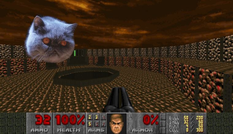 Floating cat head gets the Photoshop treatment (Gallery)